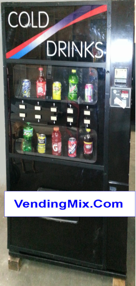 ROYAL 650 Bottle & Can Vending Machine - Live Display